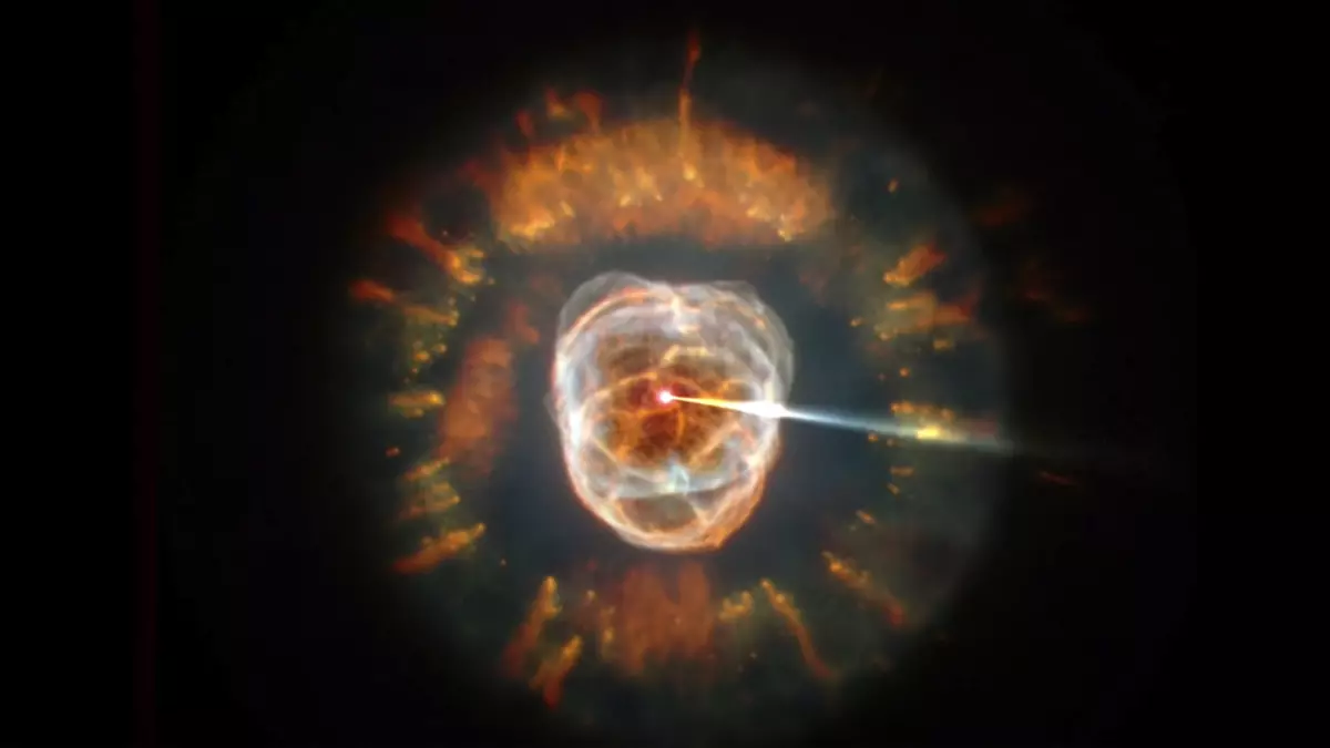 NASA Yakoze Ijwi Ryakuwe muri Nebula iranyerera 2207_1
