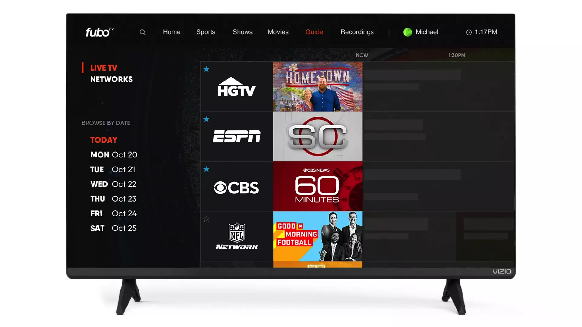 fuboTV اپنے بنیادی منصوبے سے 4K کھیلوں کو ہٹاتا ہے، لیکن صرف نئے سبسکرائبرز کے لیے