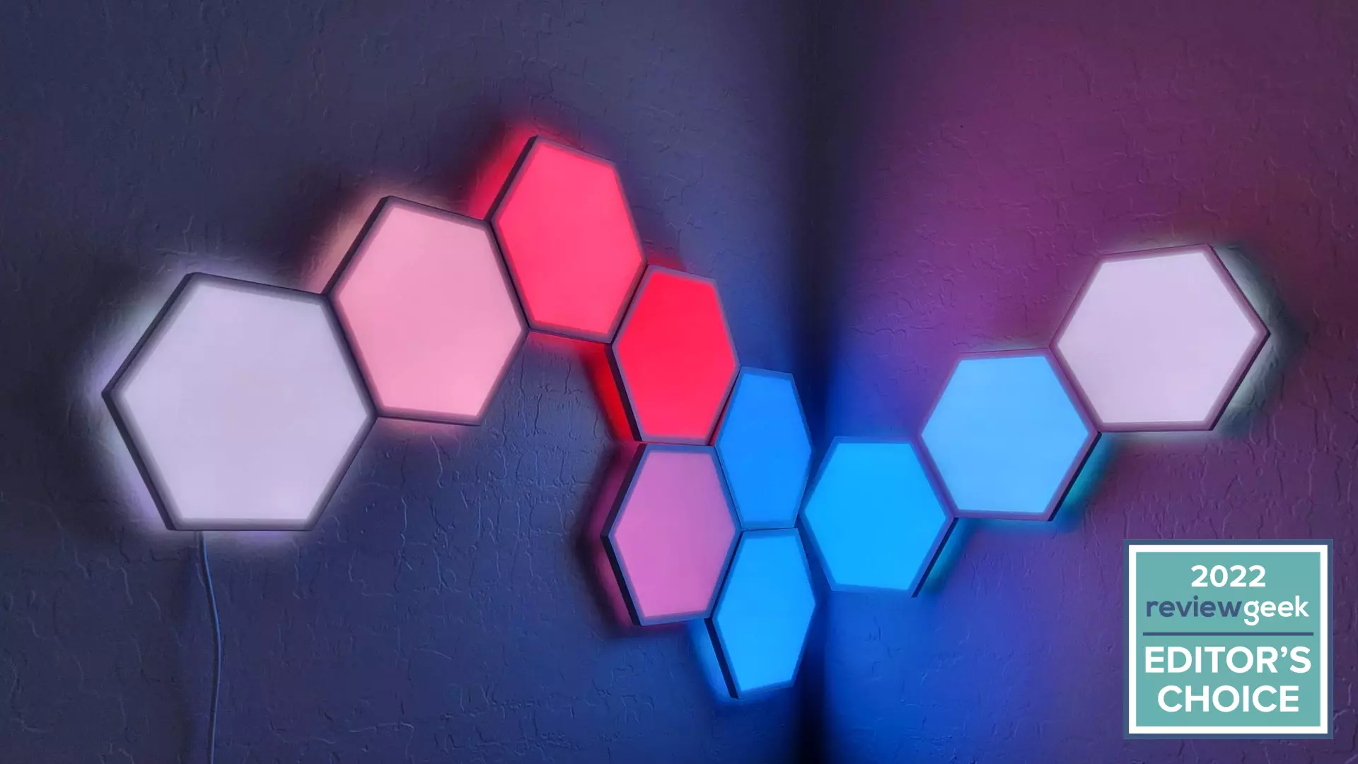 Govee Glide Hexa Light Panels Review. Տեղադրեք դրանք ձեր պատին