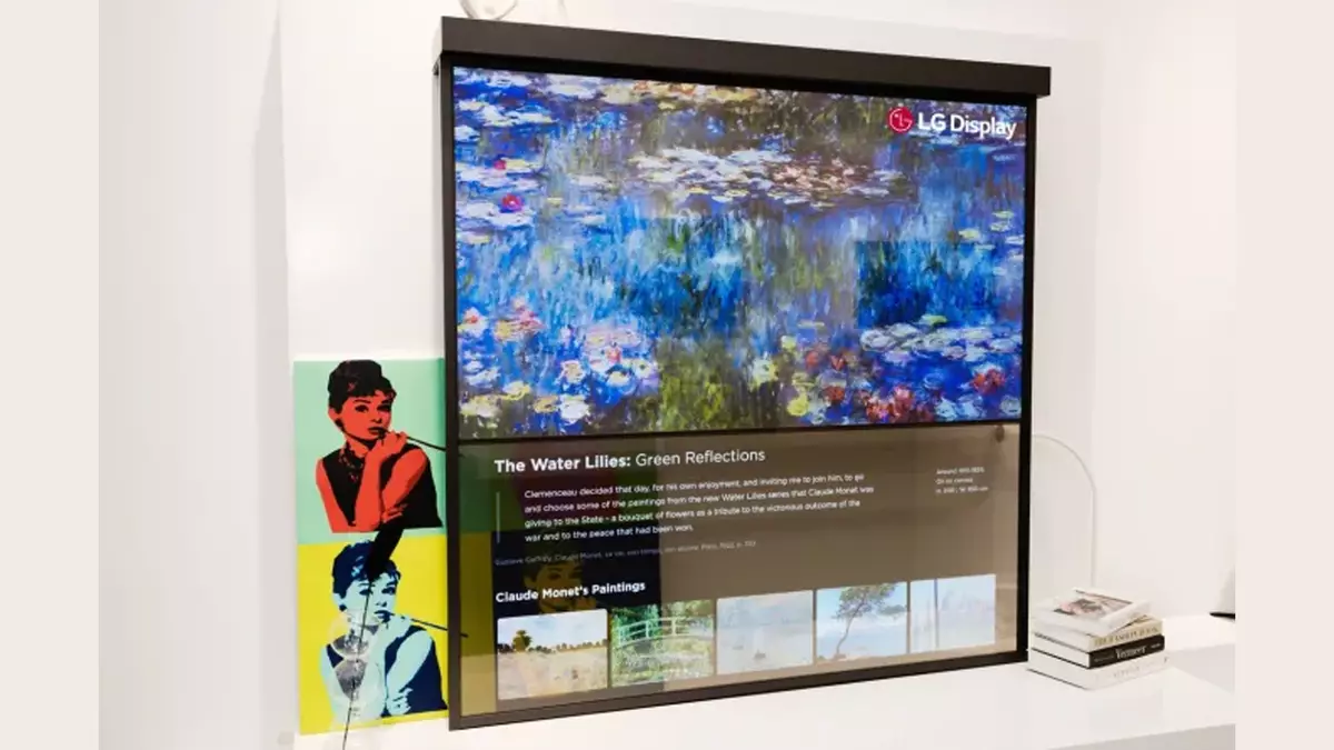 LG Display သည် OLED Shelf ၏ ရှေ့ပြေးပုံစံဖြစ်သည်။