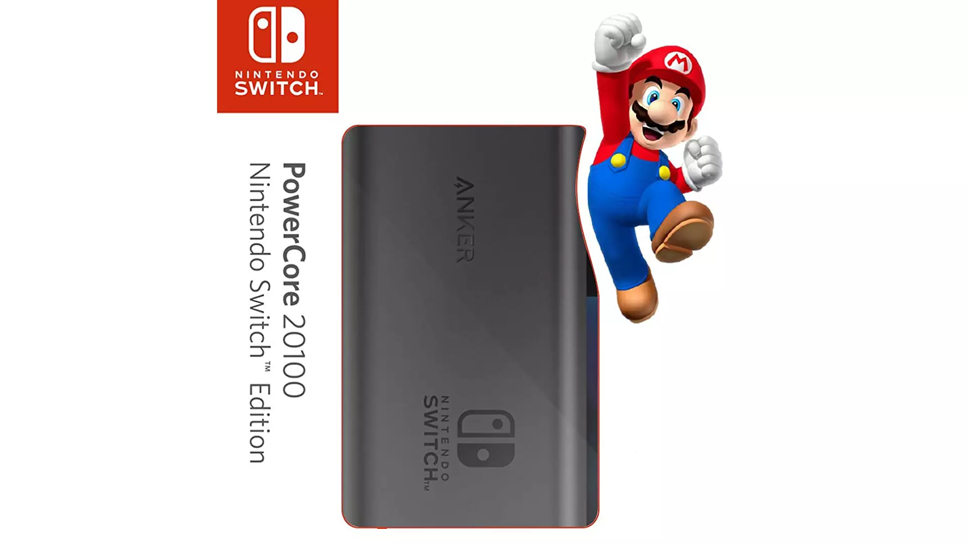 Ang bangko ng baterya ng PowerCore ng Anker, Nintendo Switch Edition