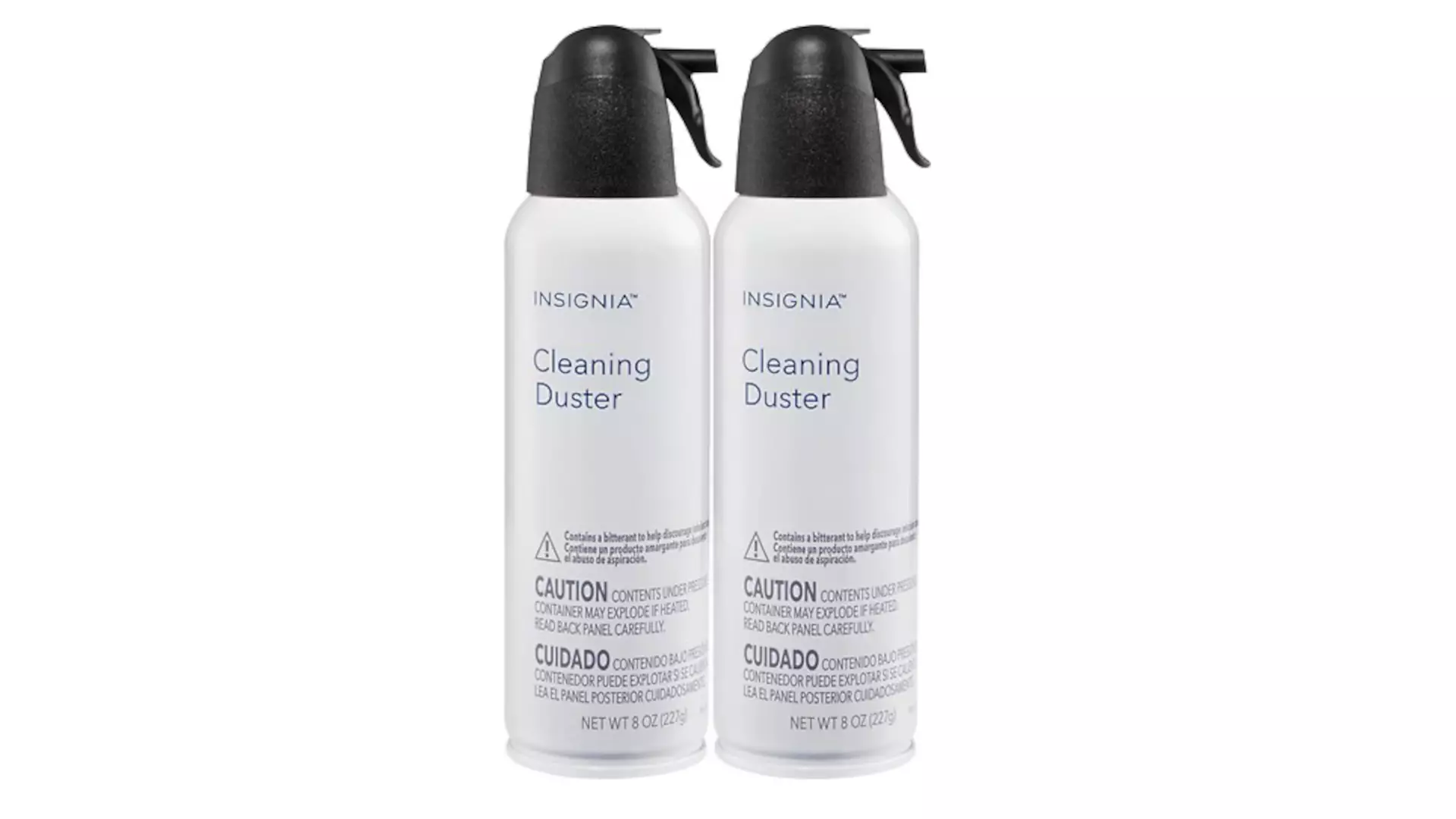 2 bottels Insignia Cleaning Duster saamgeperste gas