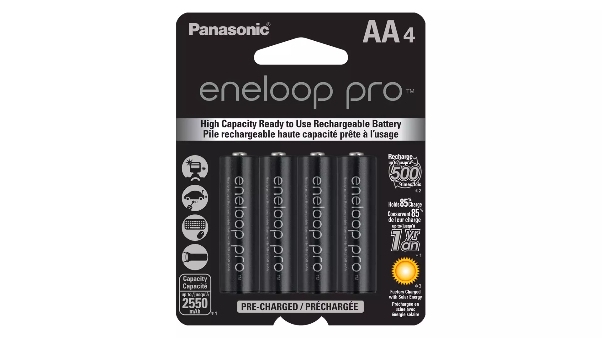 AA Panasonic Eneloop Pro