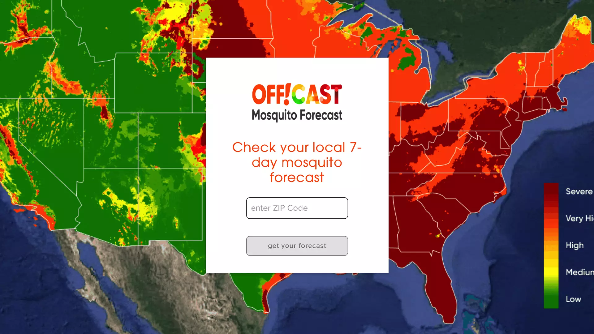 Dobijte tjedne prognoze komaraca s Googleom i novim alatom OFF!
