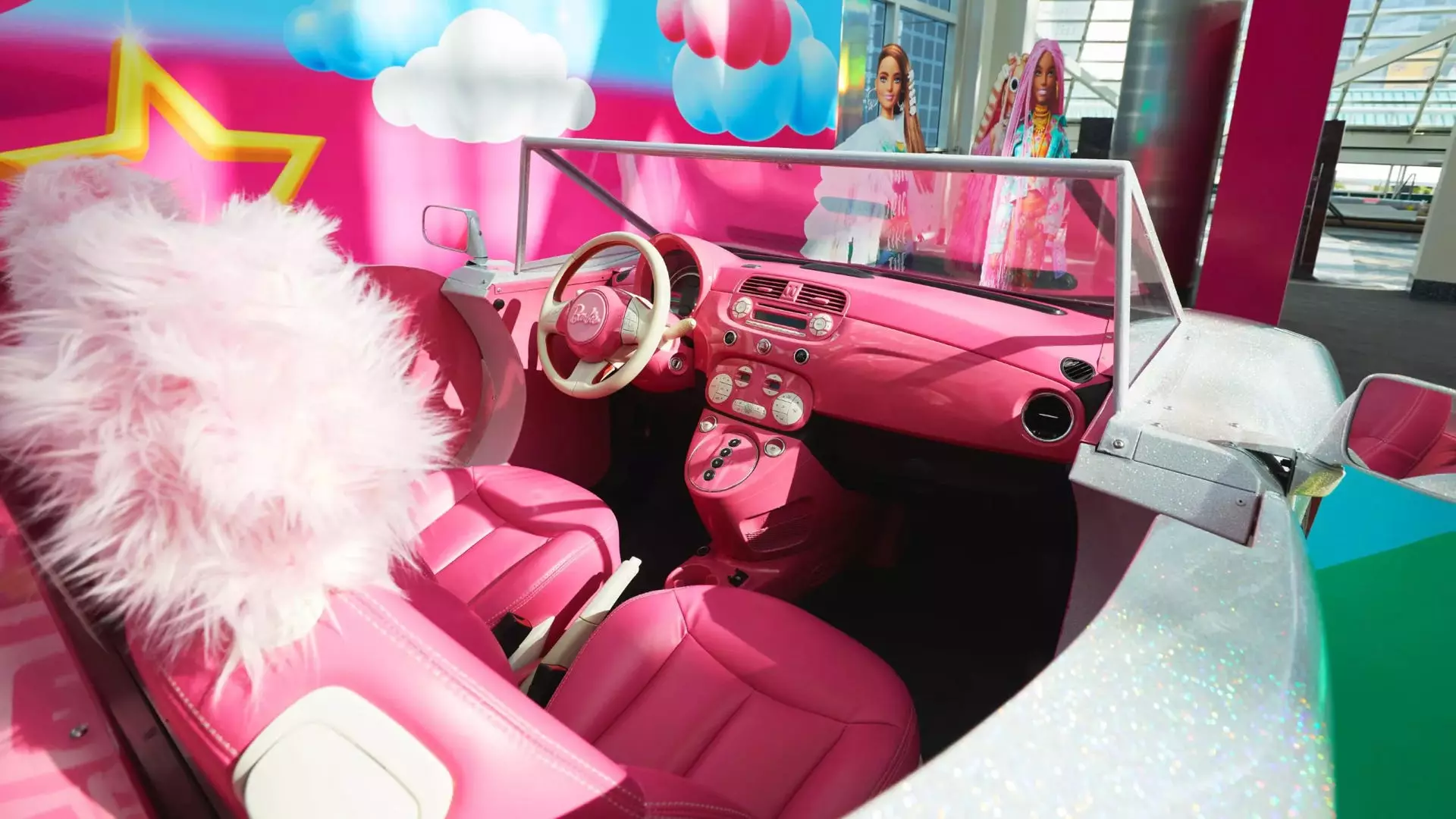 Mattel Barbie EV interior