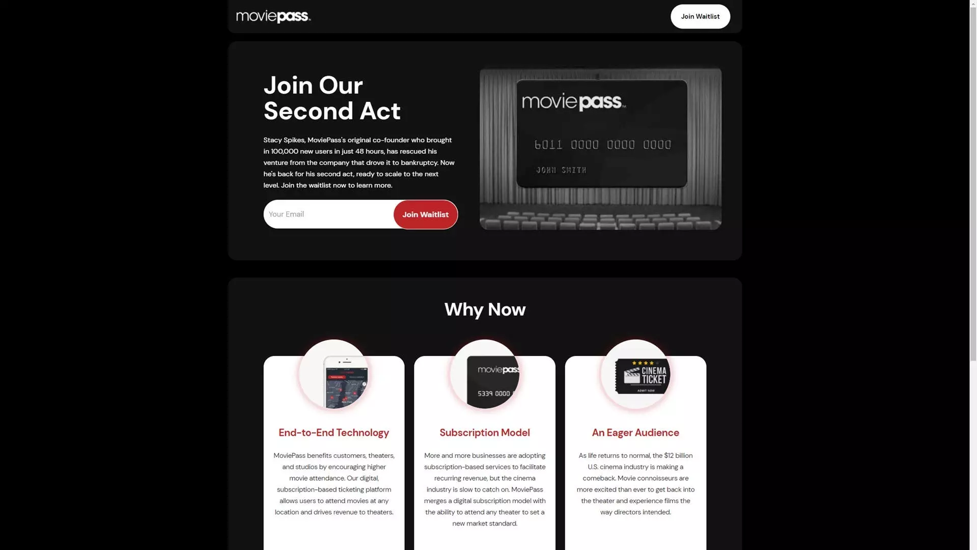 Laman web MovePass dengan tawaran pendaftaran