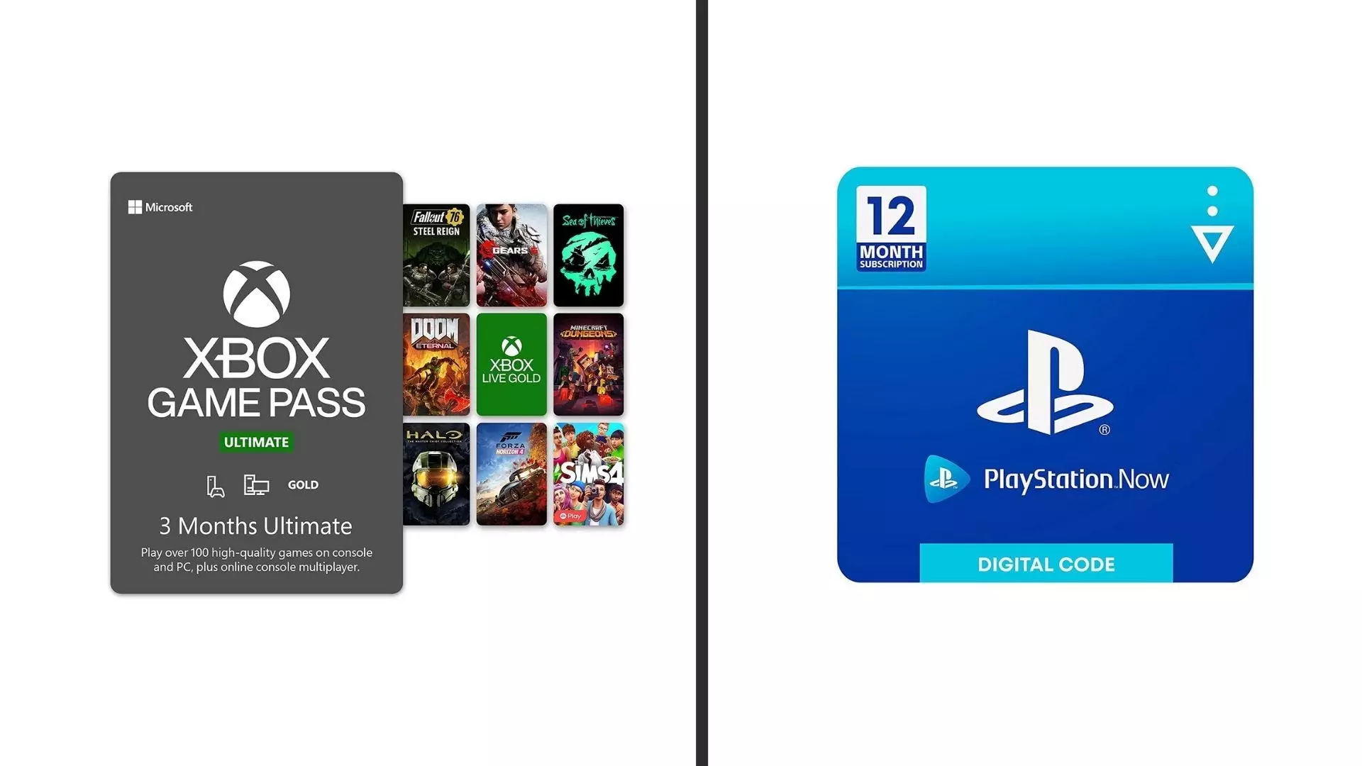 pretplate na xbox game pass ultimate i ps now