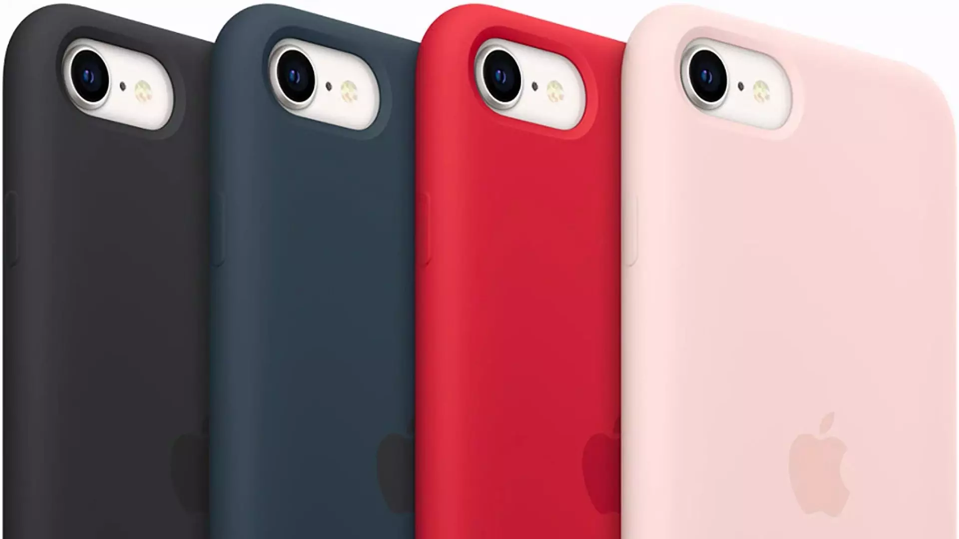 Appleren iPhone SE silikonazko kasuen kolore ofizialak