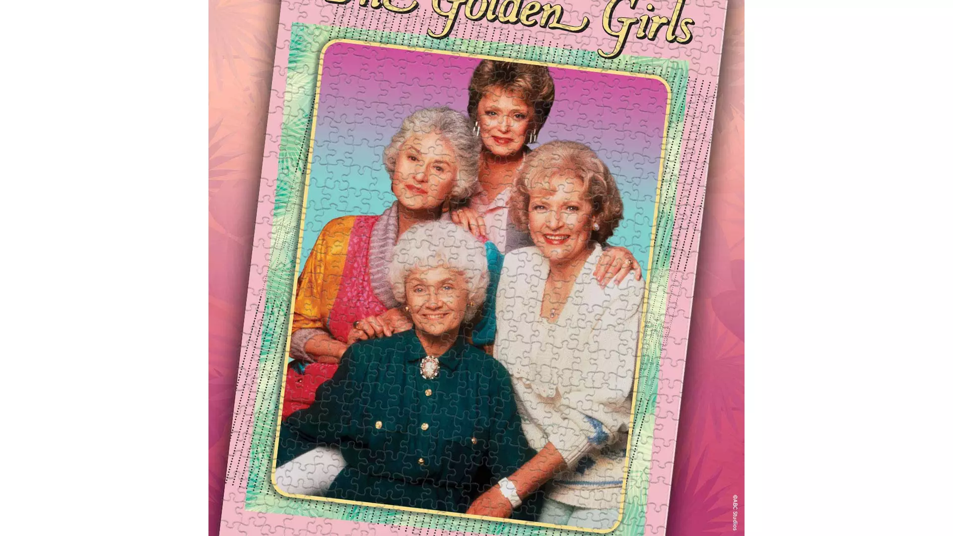 Das Golden Girls Puzzle mit den berühmten vier Damen.
