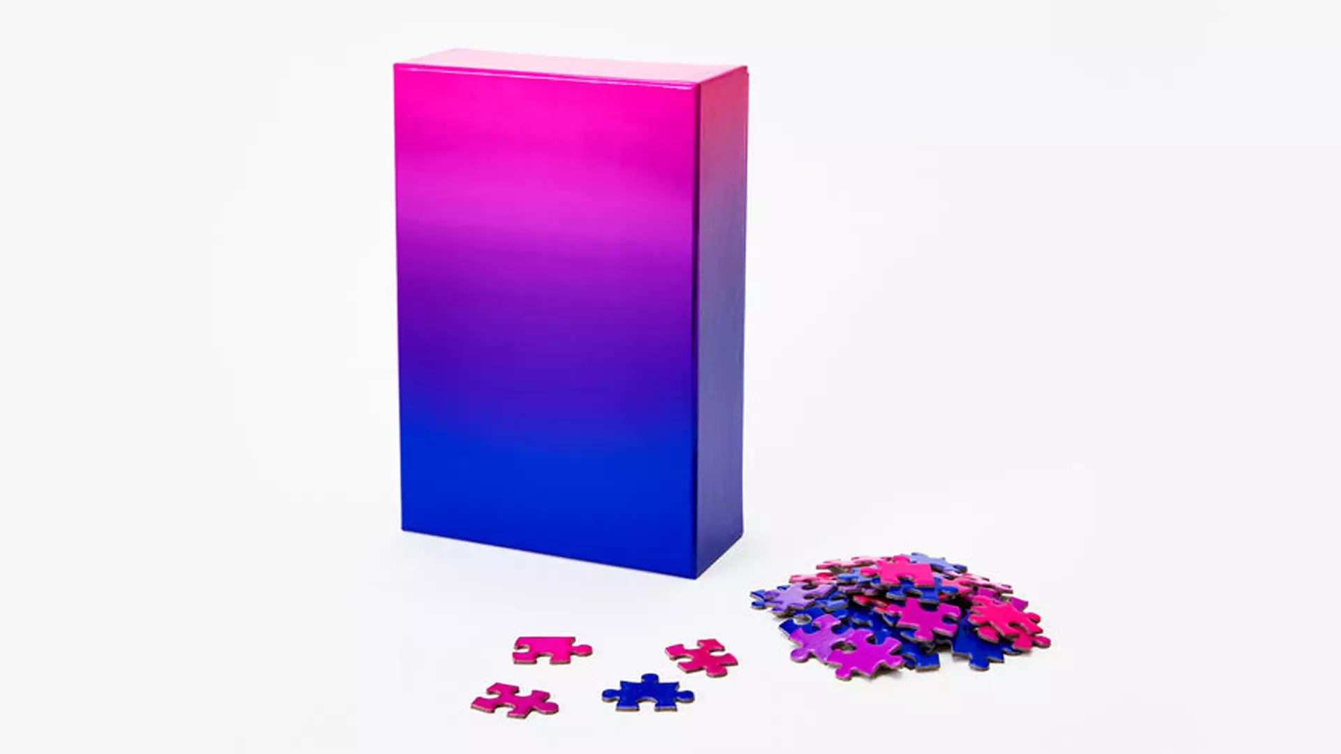 Pink kusvika kublue gradient puzzle