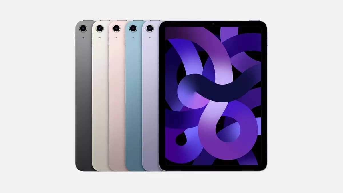 Naujas iPad Air visų spalvų