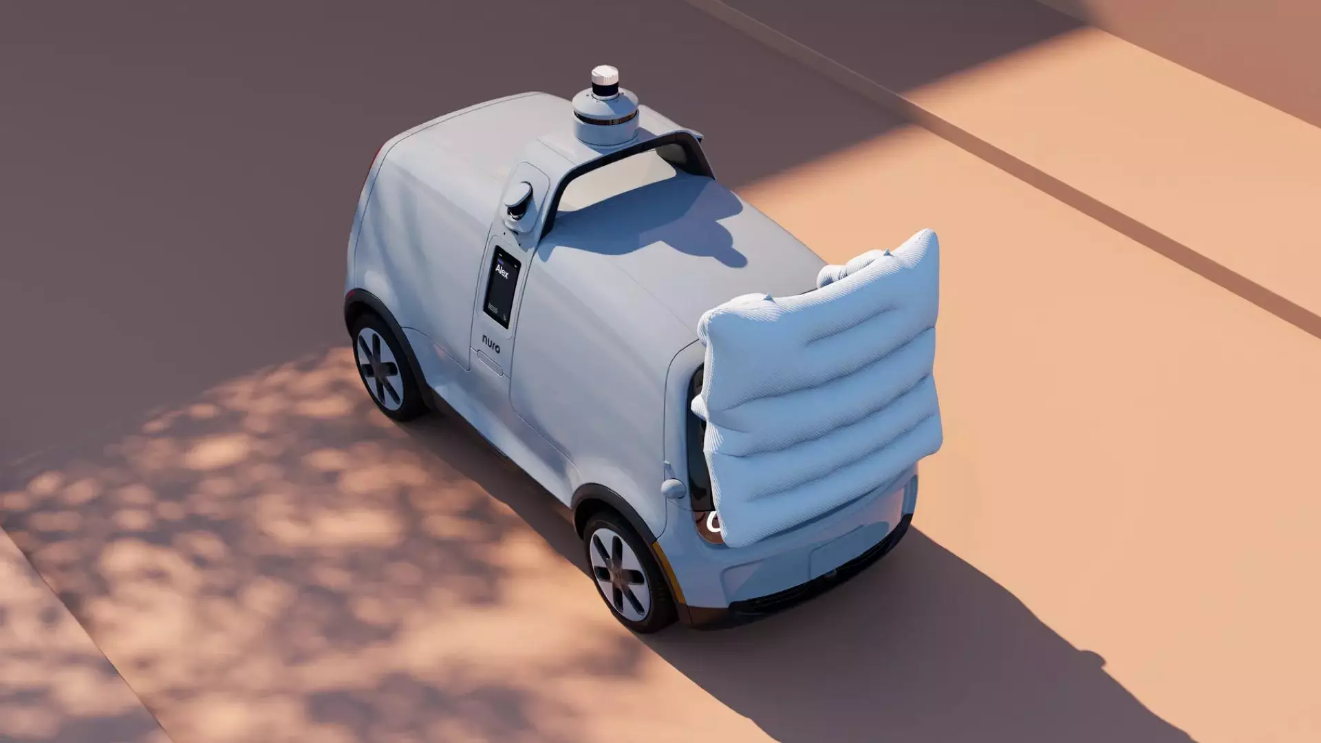 O vehículo eléctrico autónomo máis novo de Nuro obtén bolsas de aire para peóns desafortunados