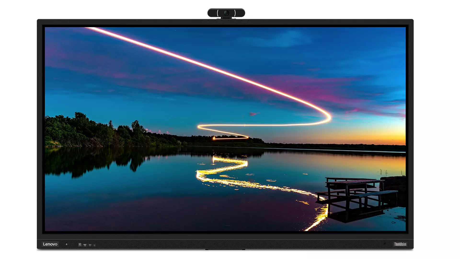 Lenovo prezanton një linjë ekranesh gjigante 4K për takime dhe konferenca