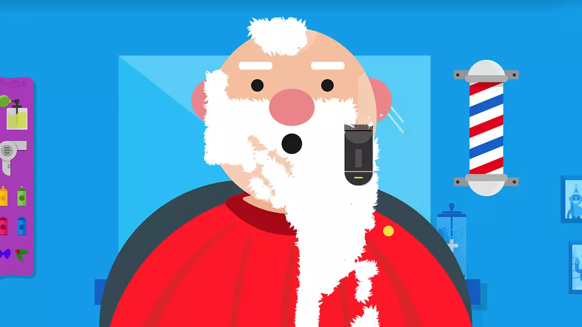 Hra „Santa Selfie“ od Googlu.