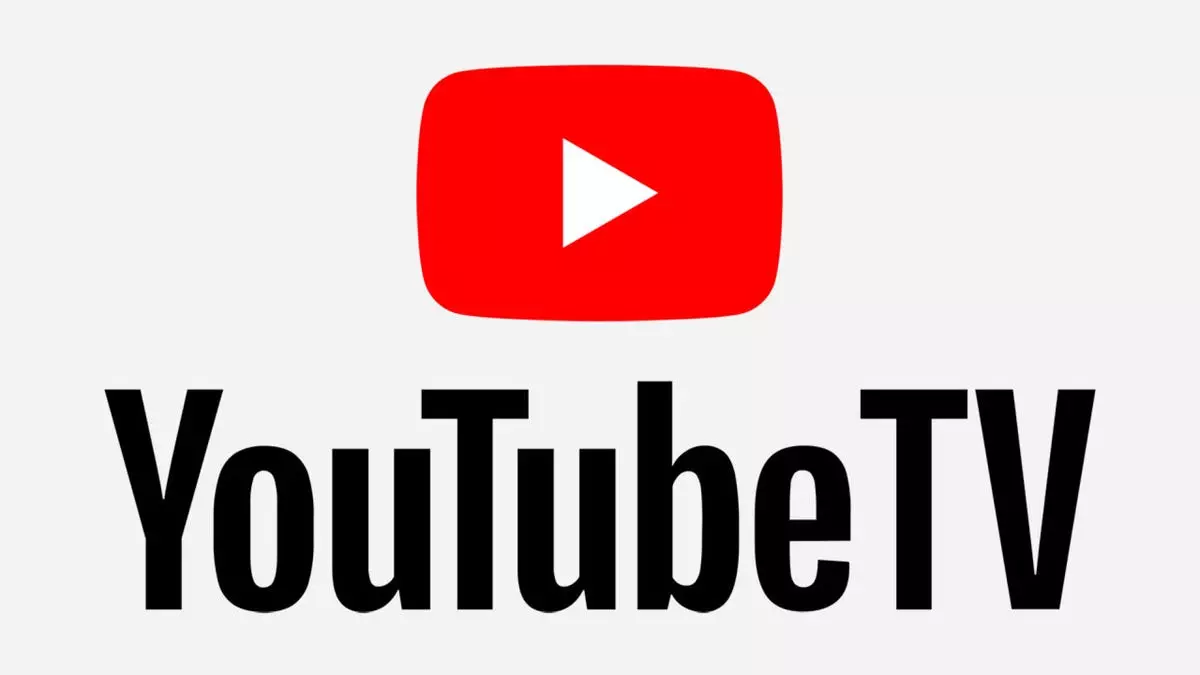 Галоўны лагатып Youtube TV