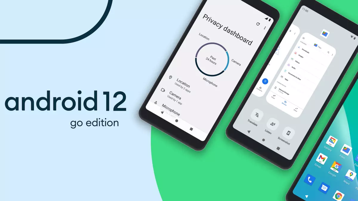 Баннер Android 12 (Go Edition).