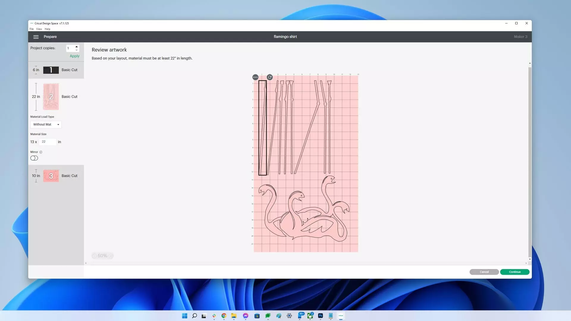 hình ảnh của phần mềm thiết kế Cricut