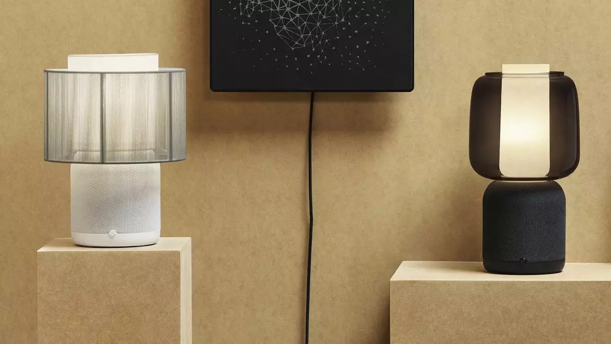 ИКЕА Sonos настольная лампа динамик
