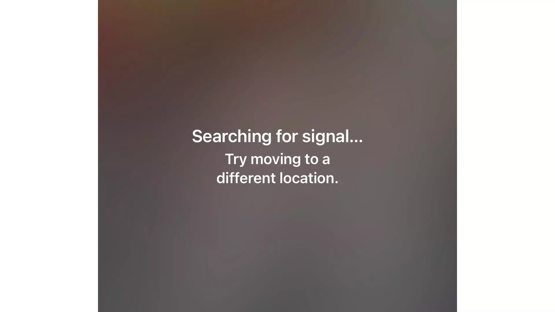 Η εφαρμογή Find My σε ένα iPhone που αναζητά σήμα AirTag.
