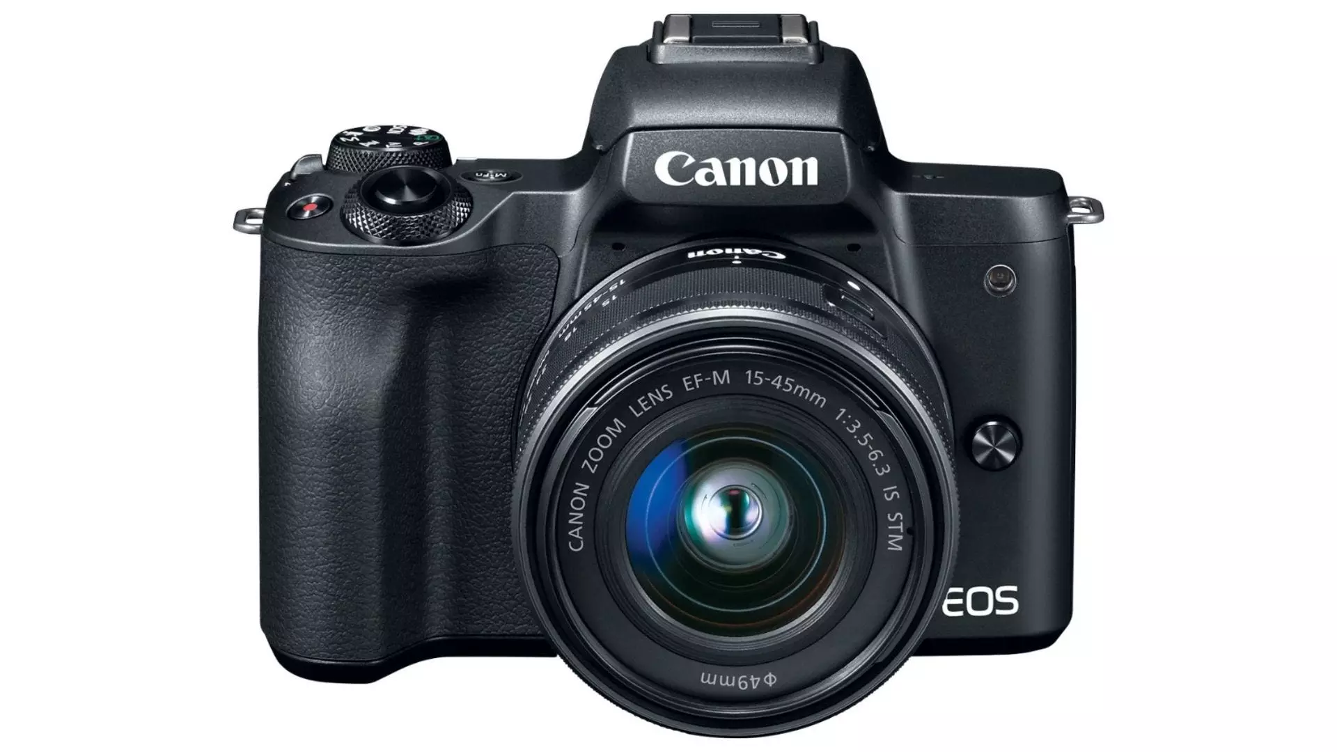 Canon - EOS M50 Көзгесез камера органы плюс EF-M 15-45mm f3.5-6.3 IS STM Зурлау Линзасы