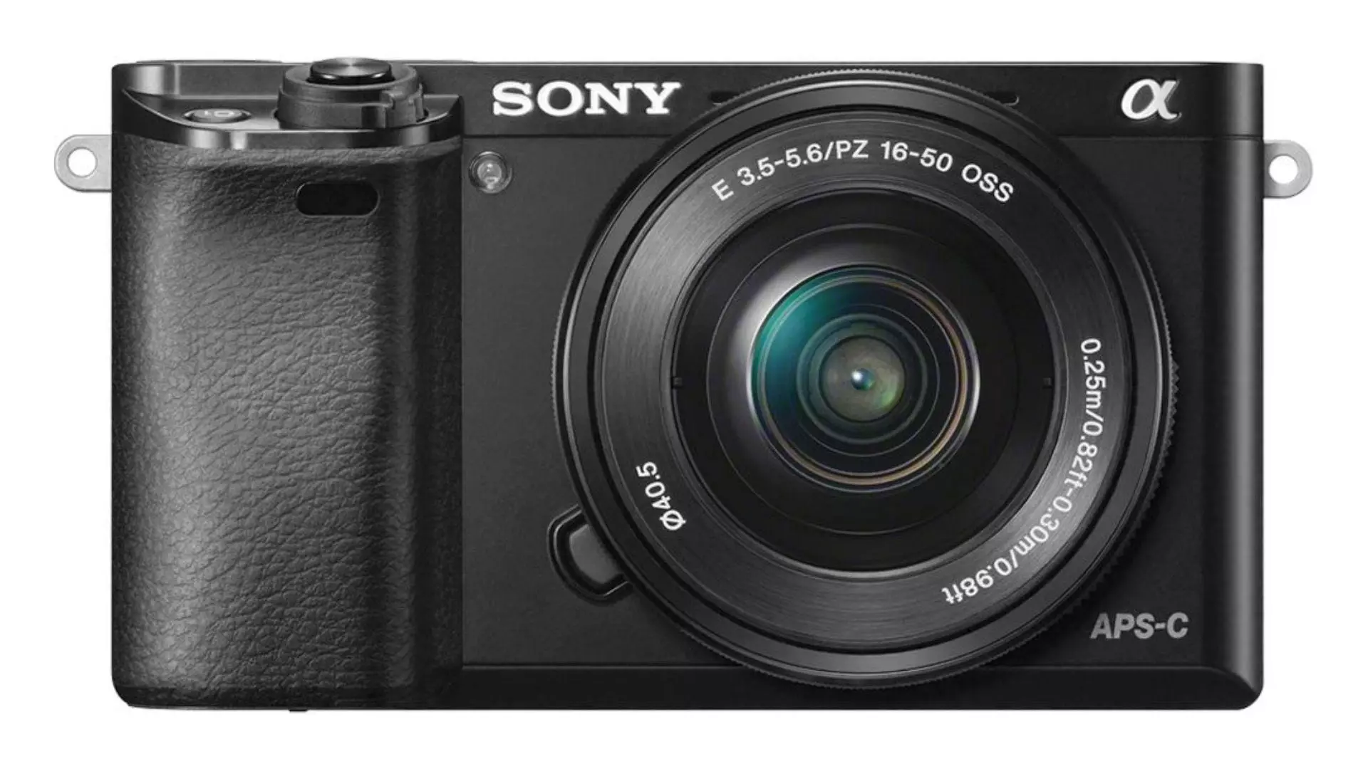 Sony - Безогледален фотоапарат Alpha a6000 с прибиращ се обектив 16-50 мм