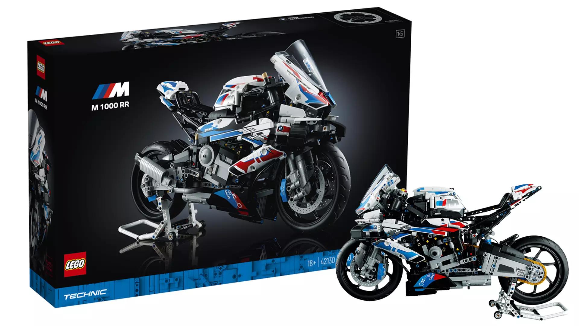 LEGOs nya teknik BMW M 1000 RR är den ultimata minimotorcykeln