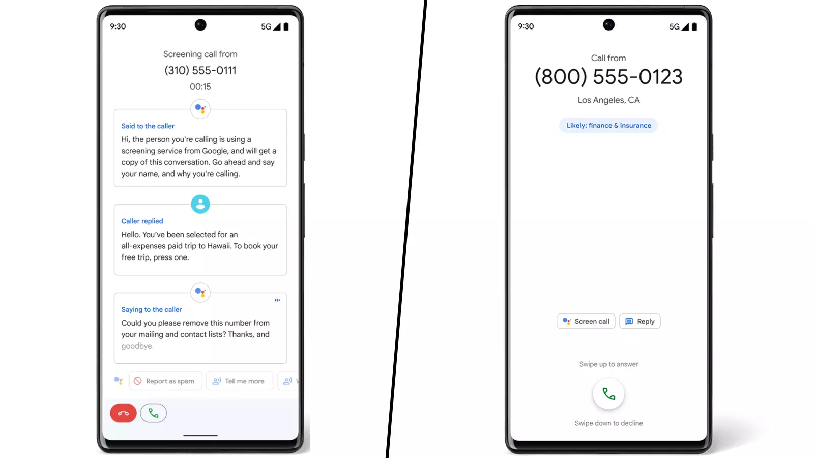 Google's Call Screen foliga