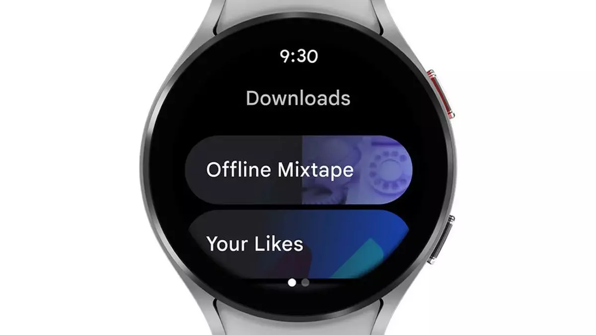 Aplikacioni i orës YouTube Music Wear OS