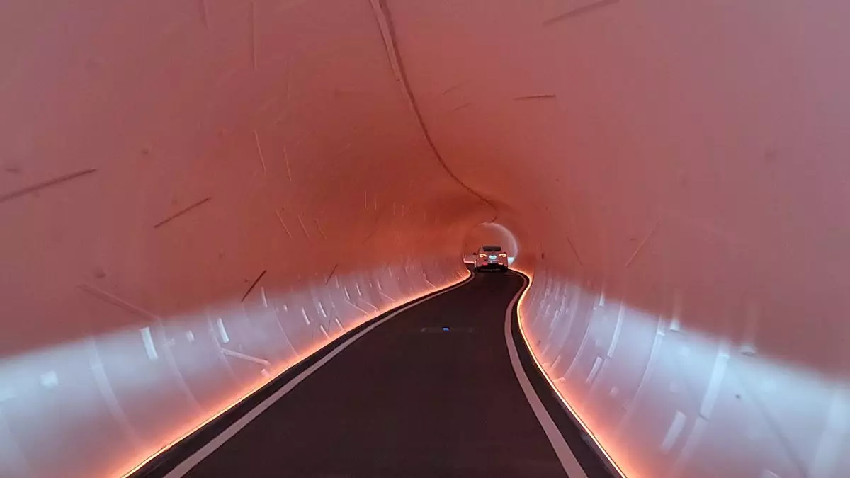 Тунел на здодевната компанија за јамката Лас Вегас на Тесла