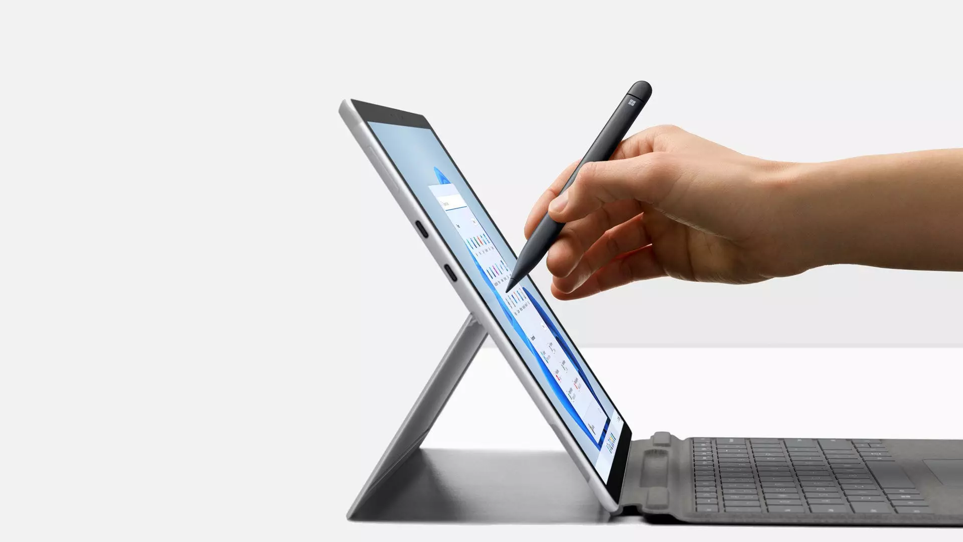 „Surface Pro X“ su klaviatūra