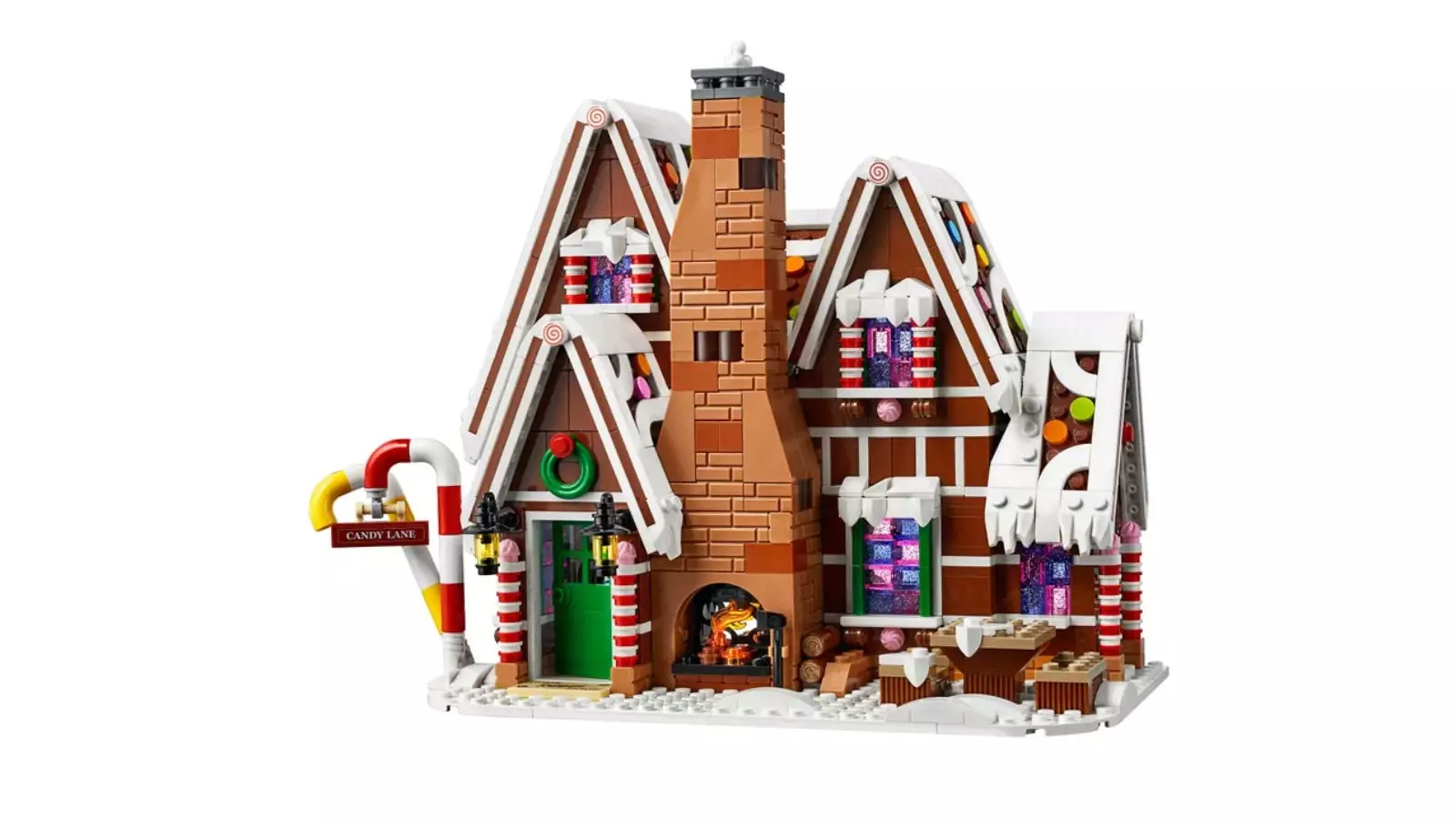 Hal-abuurka LEGO Gingerbread House