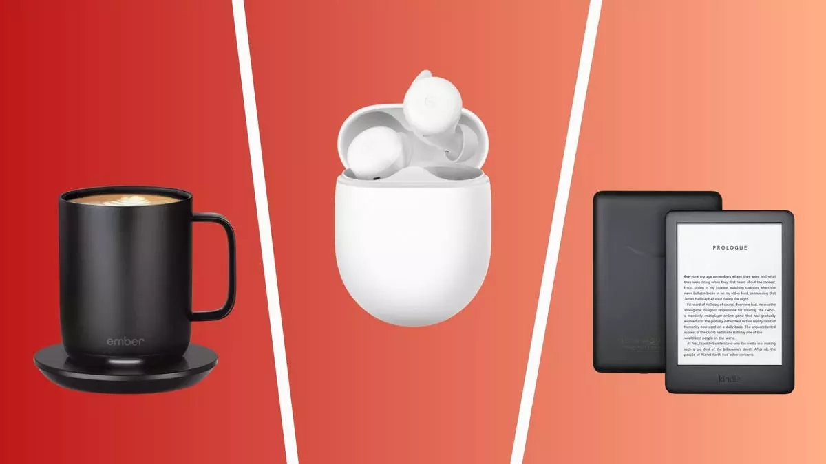 ember akıllı kahve kupası, google pixel a serisi kulaklıklar ve bir amazon kindle dahil 50 ila 100 dolar arasında değişen en iyi tatil teknolojisi