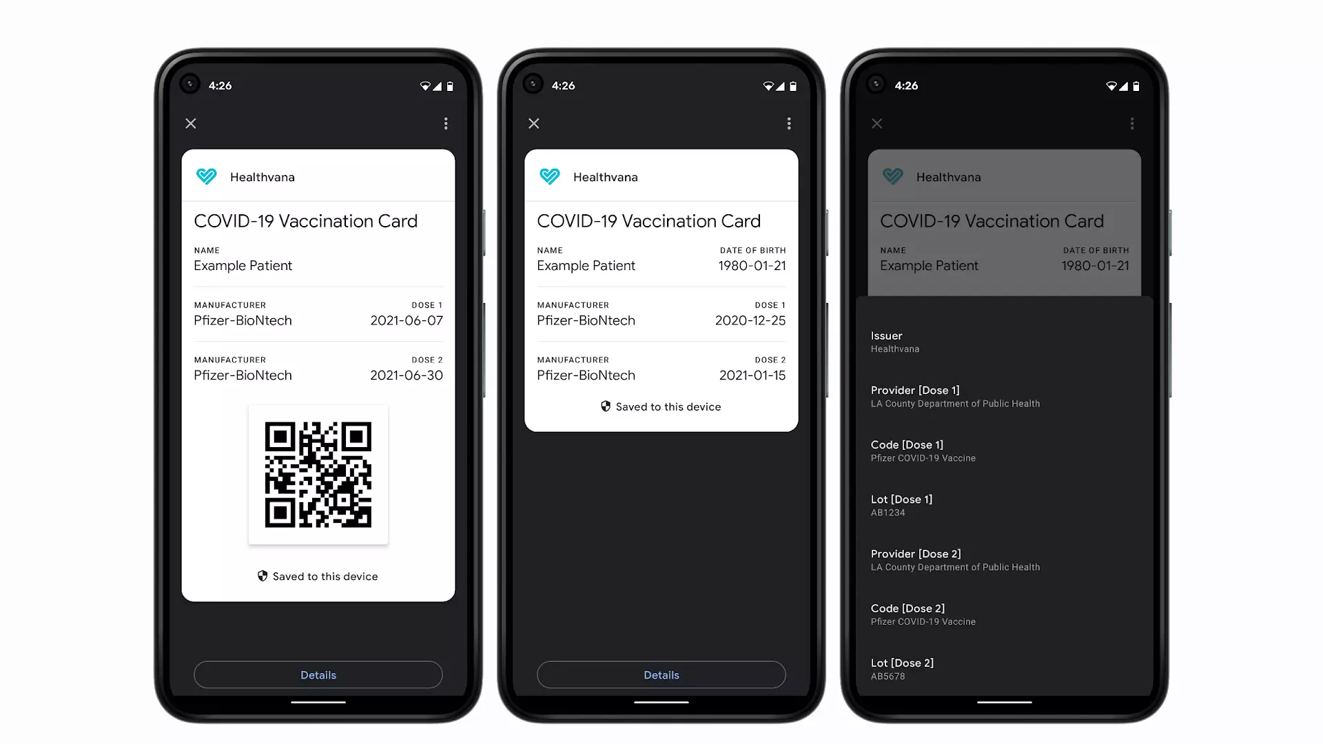 Google Pay вече може да съхранява карти за ваксинация срещу COVID-19 на Android