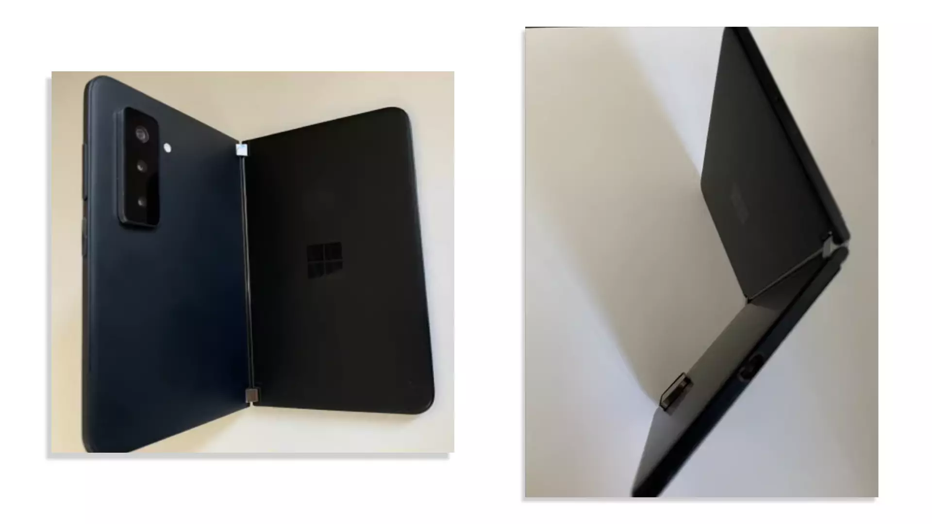 Únik Microsoft Surface Duo v černé barvě