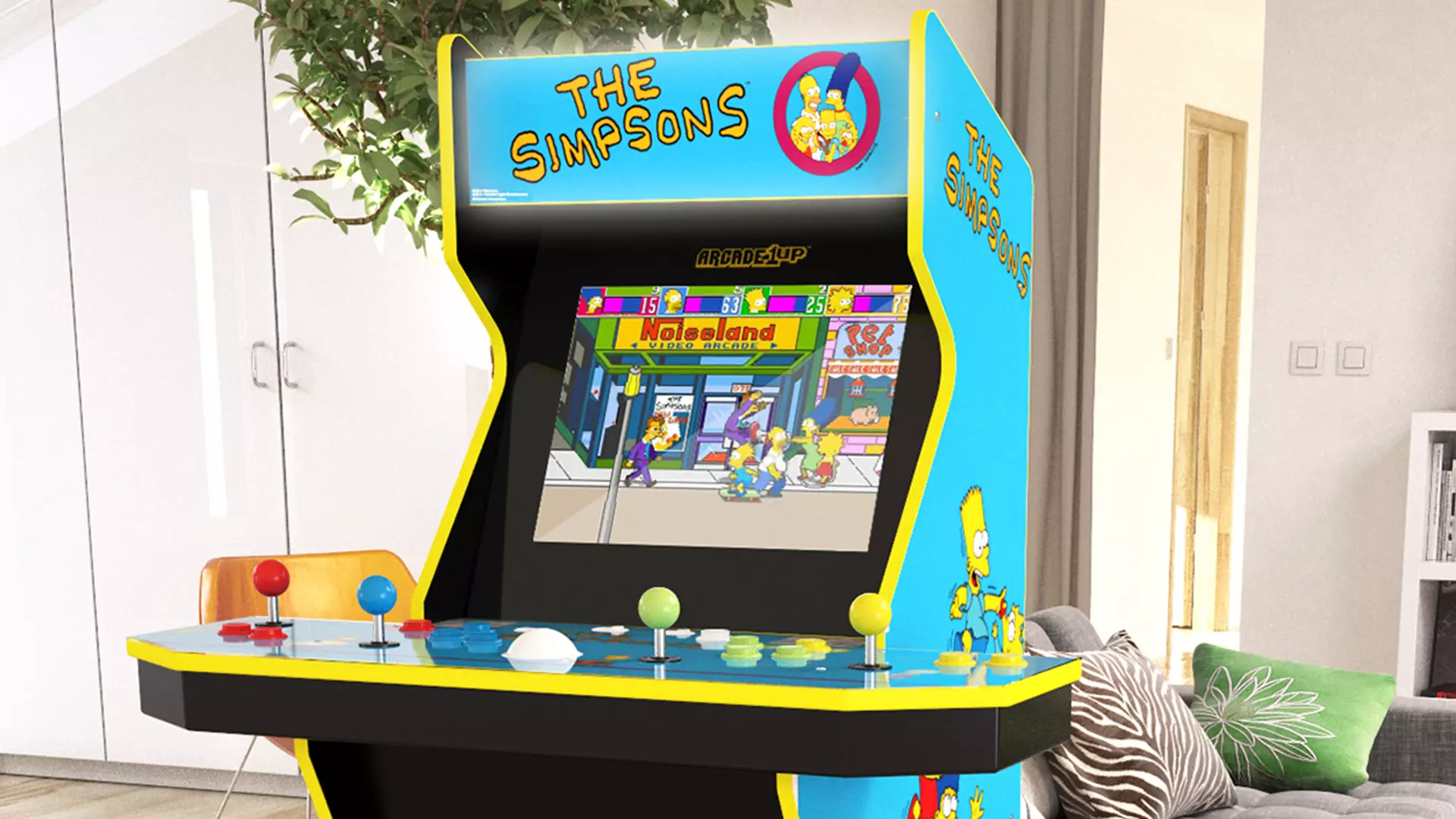 Arcade1Up Yerekeza kuri Springfield hamwe na Arcade 'Simpsons' Nshya