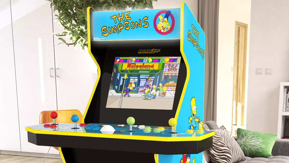 Një makinë Simpsons Arcade