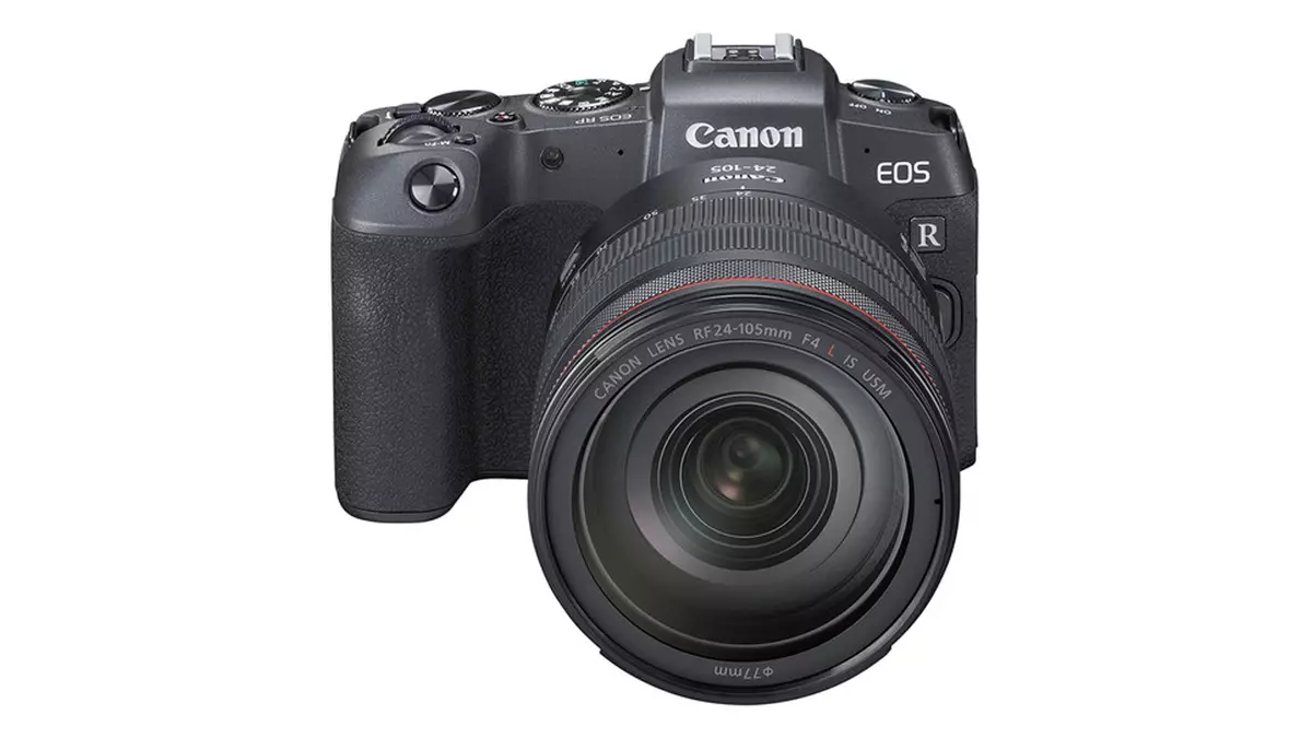 Et bilde av den utgåtte Canon EOS RP.