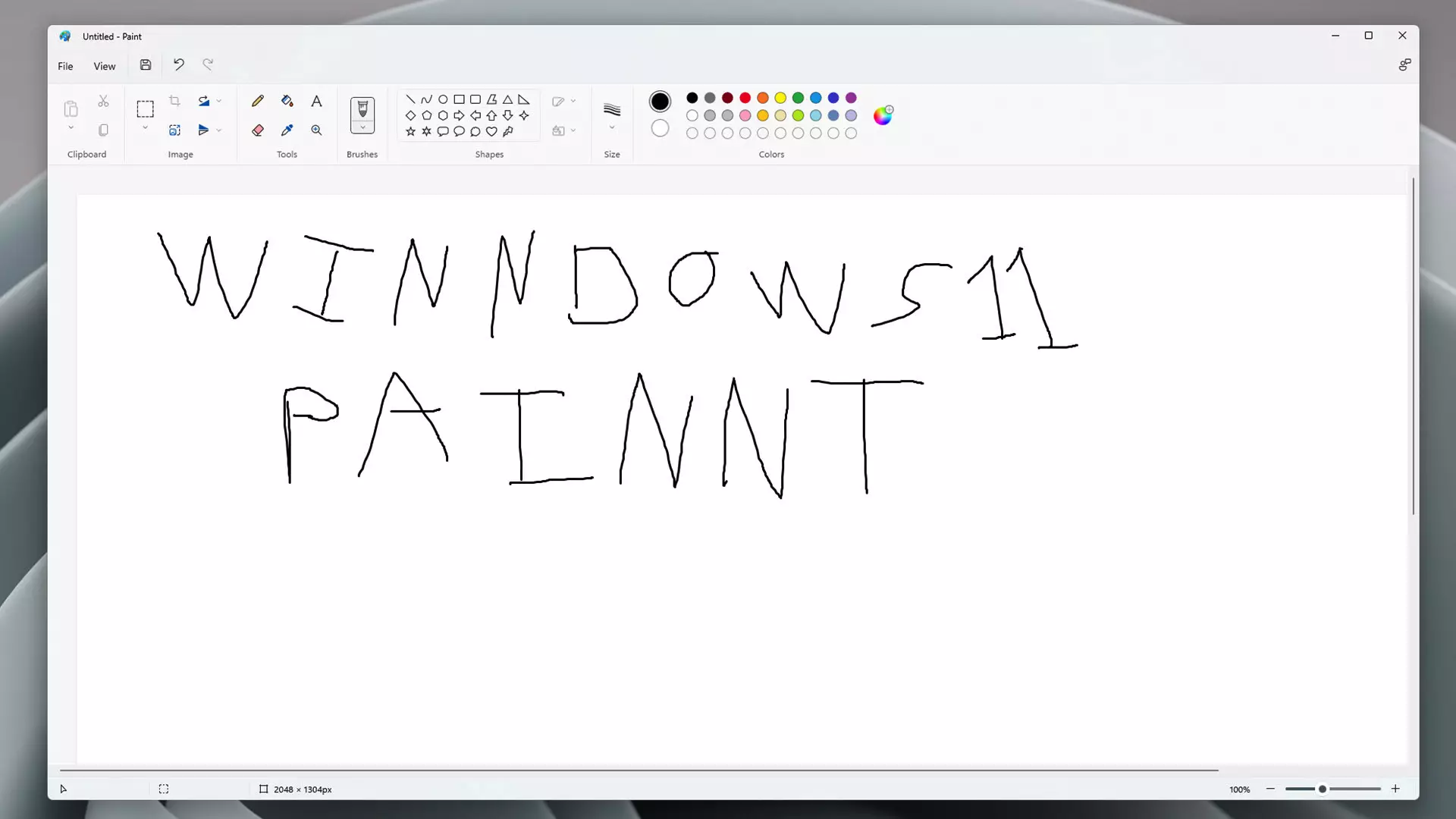 Вядома, Microsoft пакінула абуральную памылку друку ў Windows 11 Paint