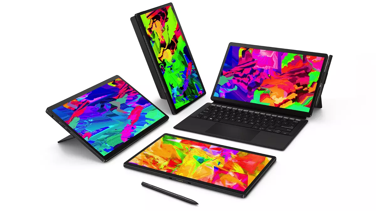 ASUS Vivobook 13 Slate di moda laptop û tabletê de.