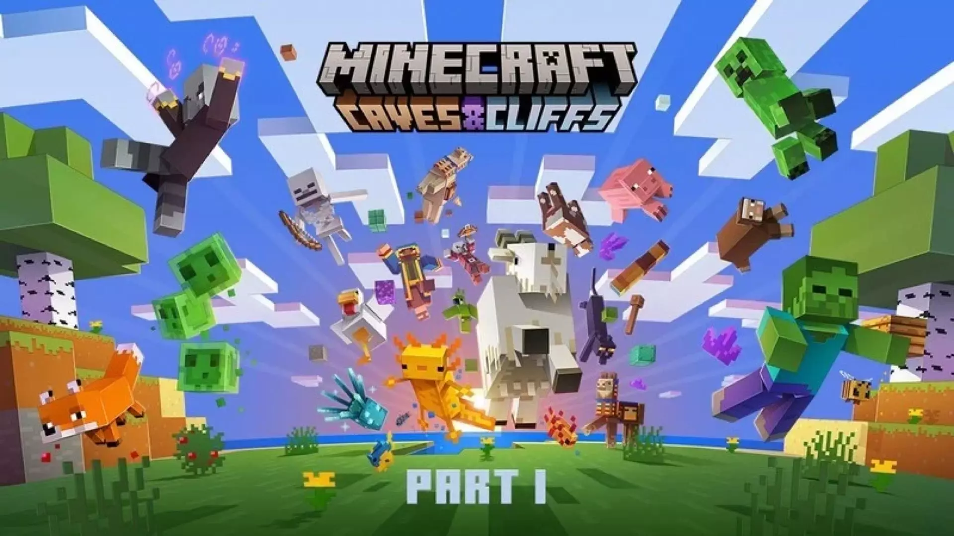 Minecraft 'Kavernoj kaj Klifoj Ĝisdatigu Parton 1' Venonta la 8-an de junio