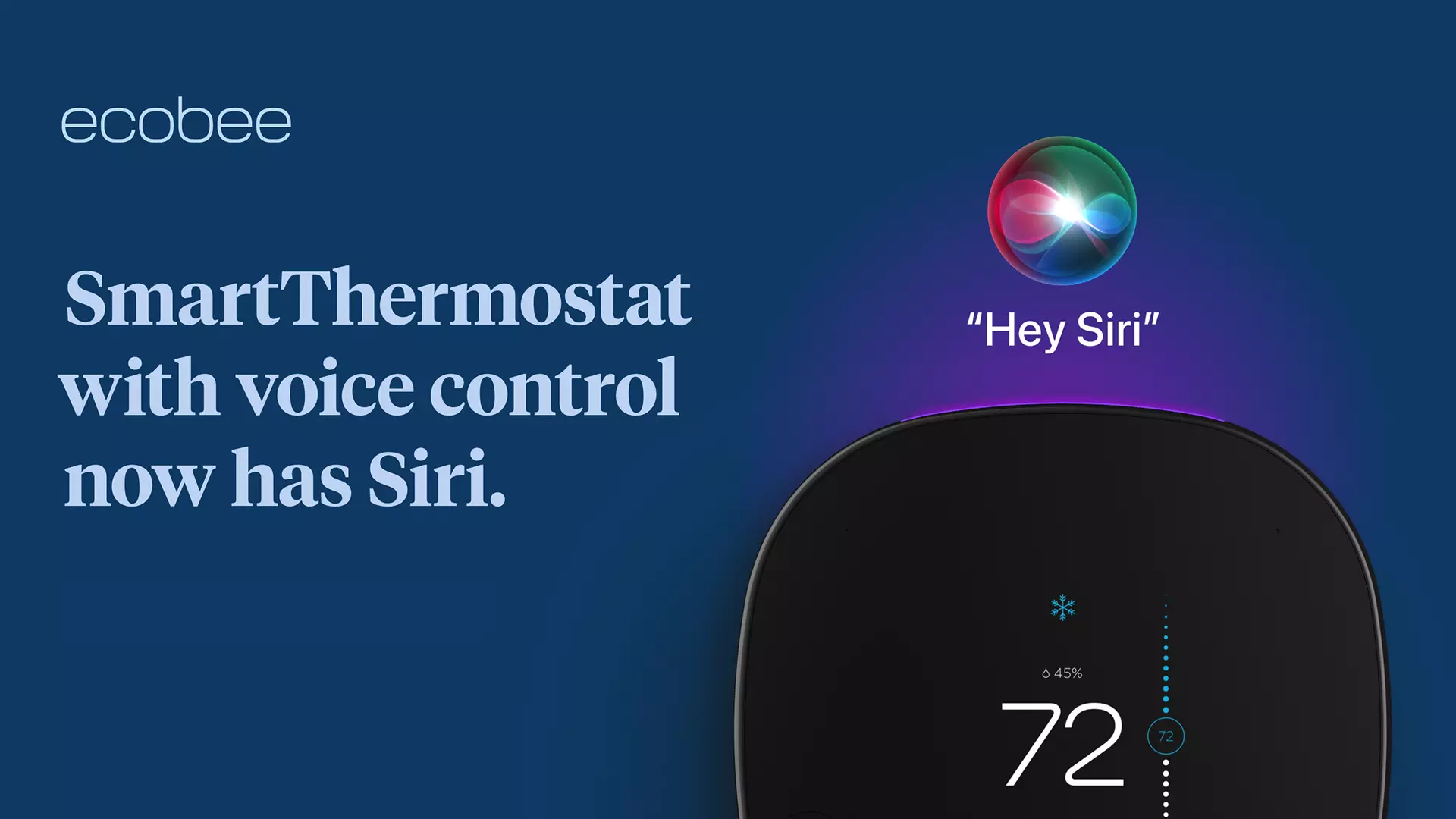 Siri kënnt op Net-Apple Produkter, Start mam Ecobee's Smart Thermostat