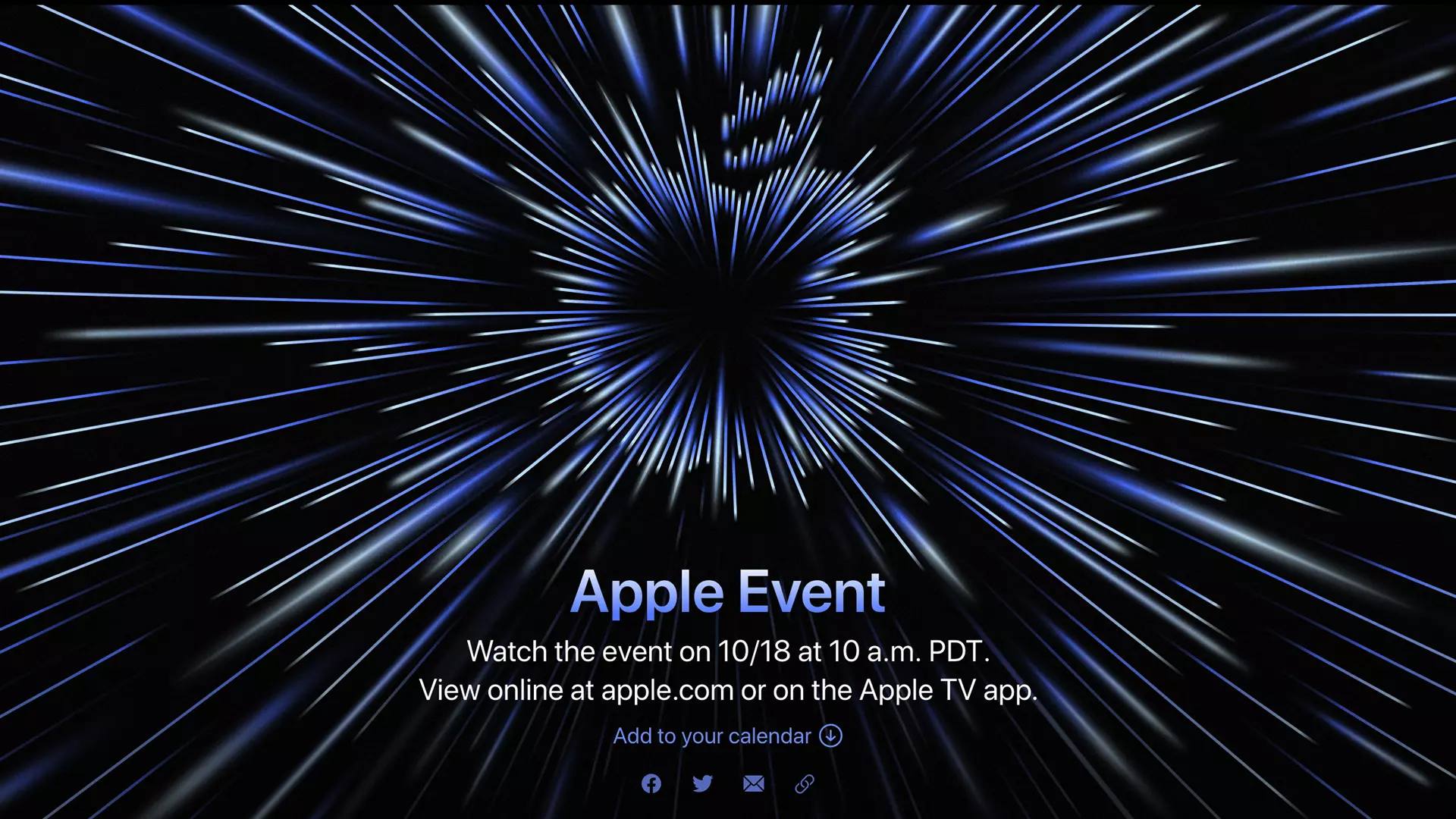 Apple's "Unleshed" Event Streams ඔක්තෝබර් 18 - M1X Macs එනවද?