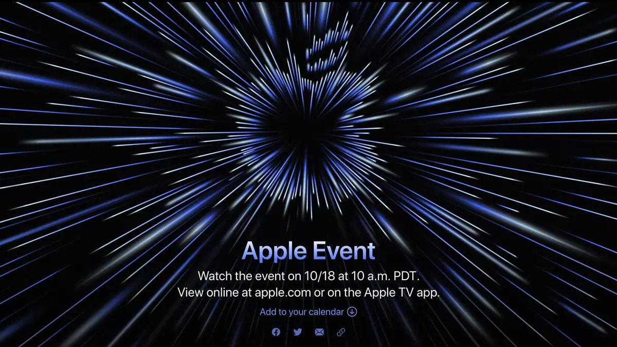 Az Apple Unleashed streaming esemény szalaghirdetése.