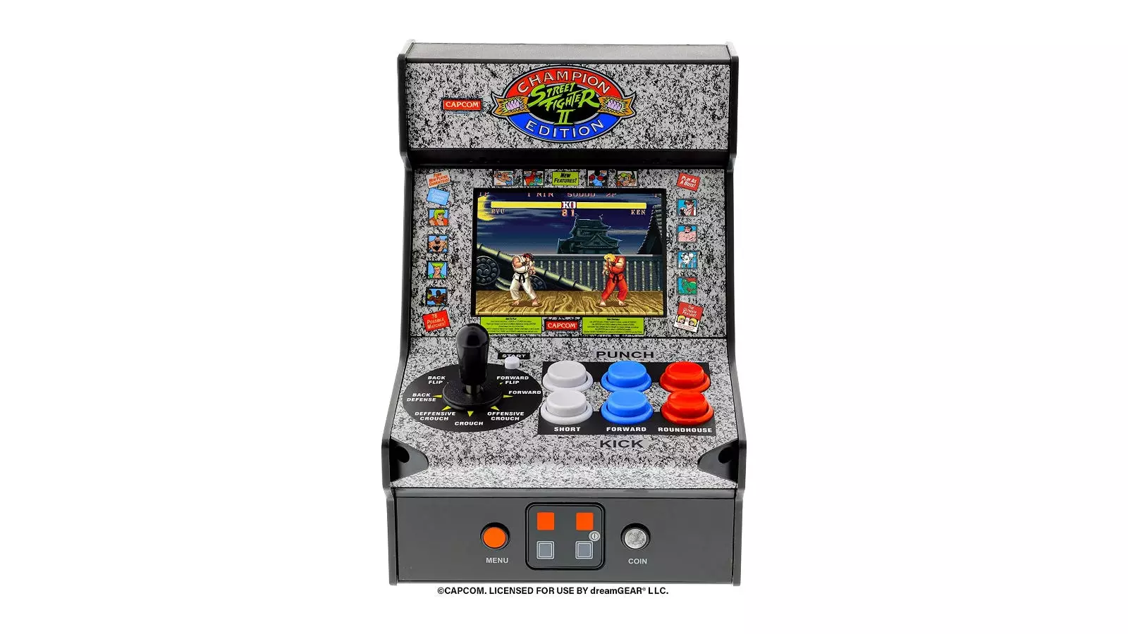 Min Arcade Street Fighter 2 Micro Player