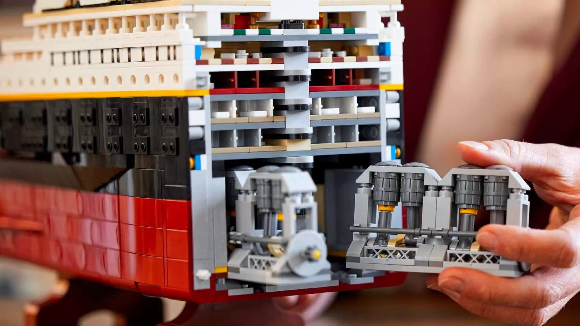 Sala de caldeiras LEGO Titanic
