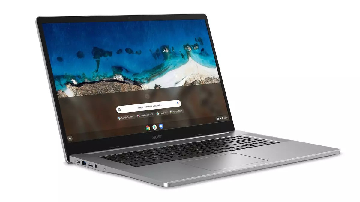 Nouvo Chromebook 17 pous Acer a