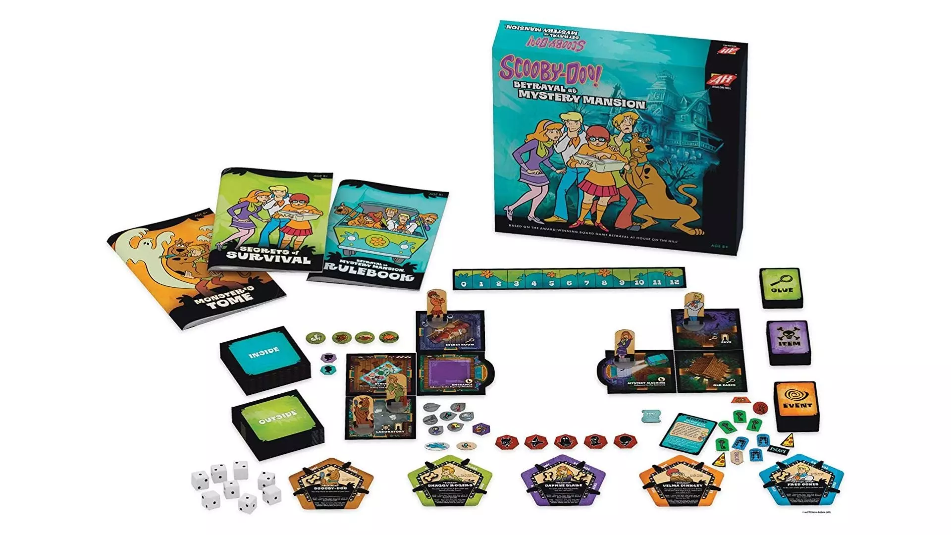 Avalon Hill Scooby Doo dalam Pengkhianatan di Mystery Mansion Board Game