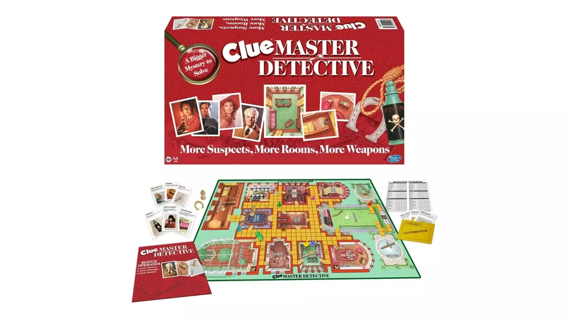 Clue Master Detective - Jogo de Tabuleiro