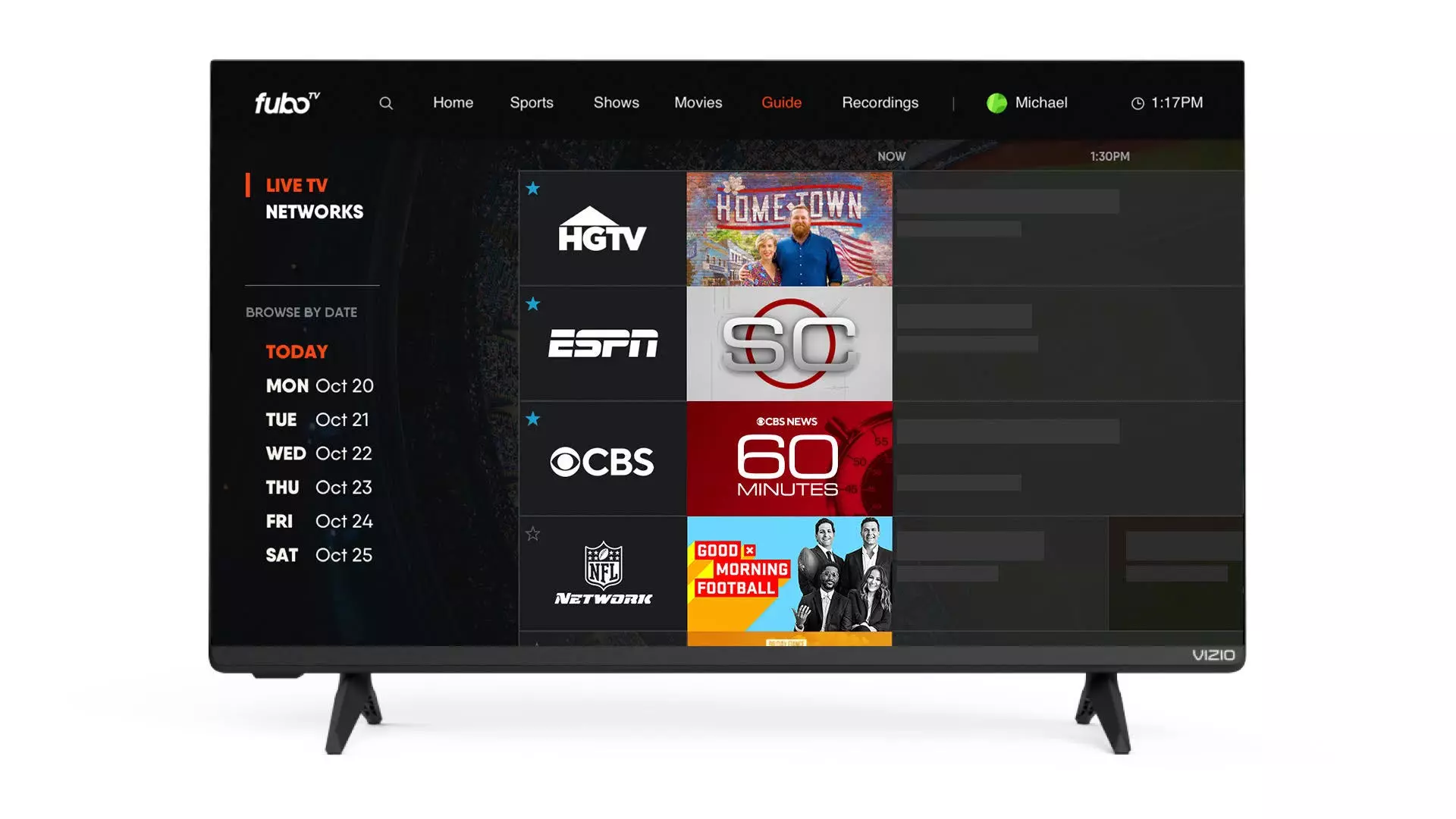Aplikacioni FuboTV vjen në Vizio SmartCast pikërisht në kohë për sezonin NFL