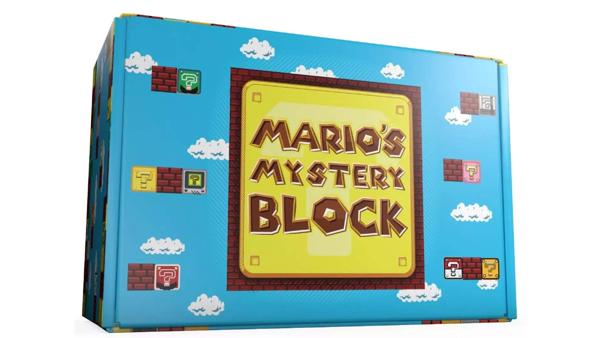 Bokosi la Mario's Mystery Block box